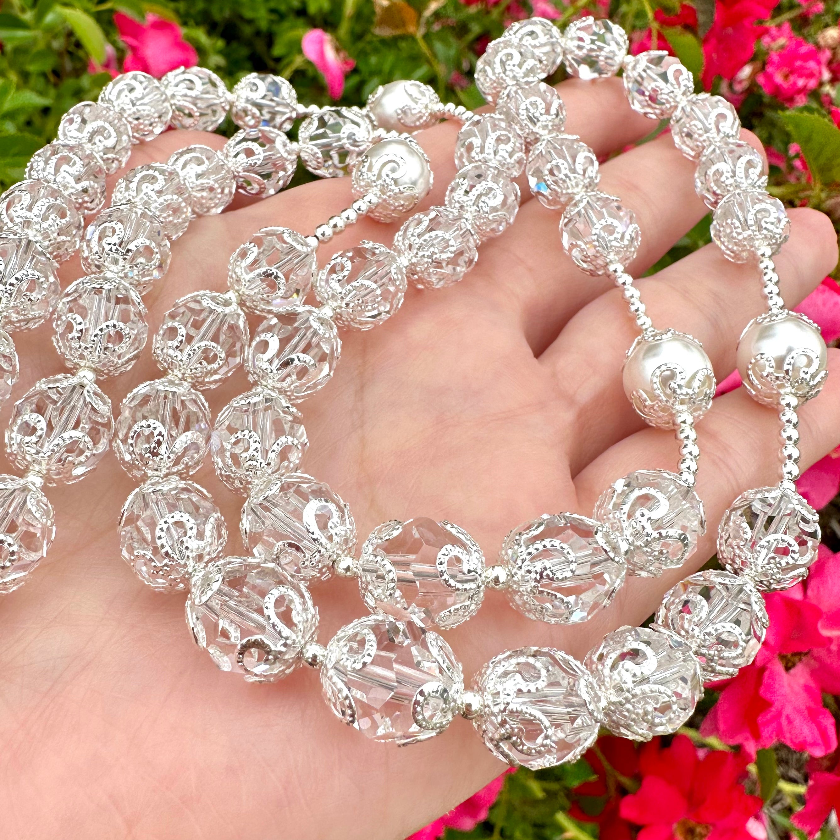 Clear (Round) (10mm) (Style 7) – Your Custom Rosary