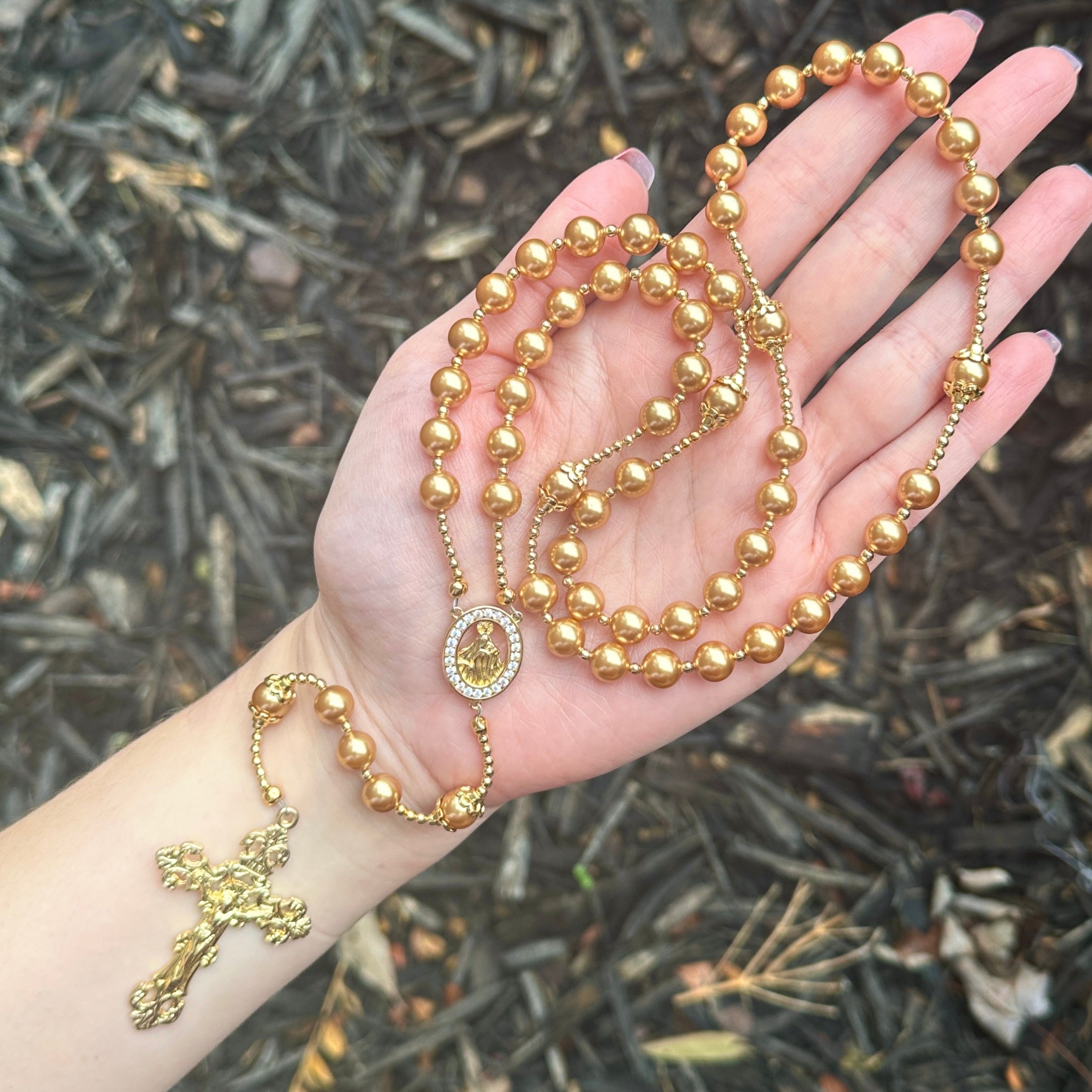 Bright Gold – Your Custom Rosary