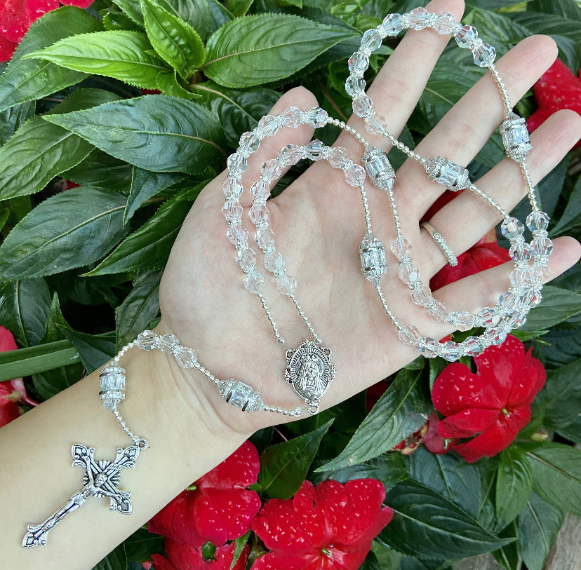 Clear (Round) (Style 1) – Your Custom Rosary
